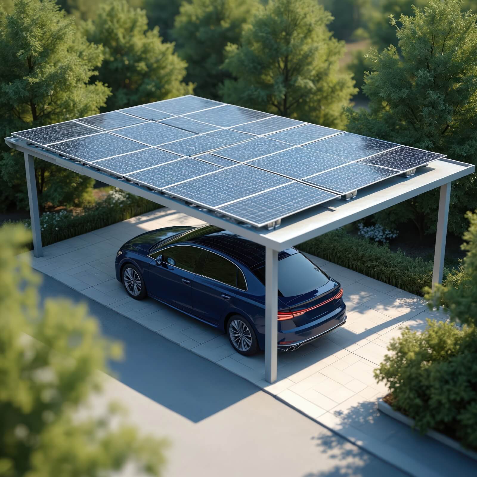 Solar Carports Berlin: Sonnenschutz & Strom erzeugen